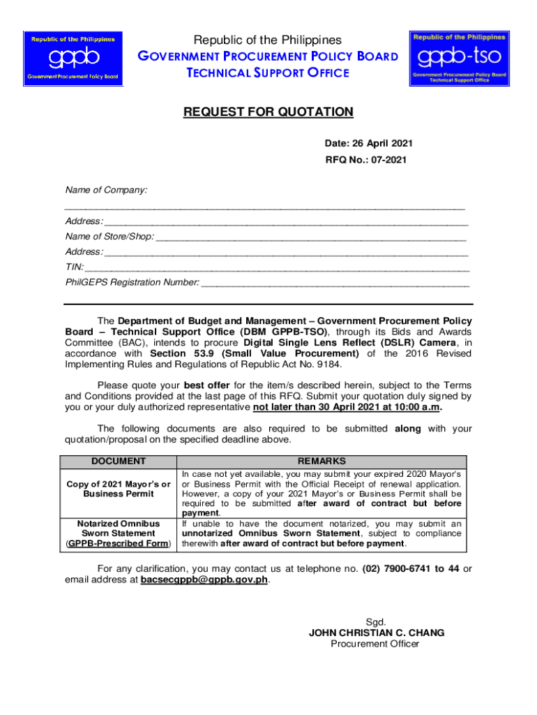 Fillable Online PhilGEPS Registration Number: Fax Email Print - pdfFiller