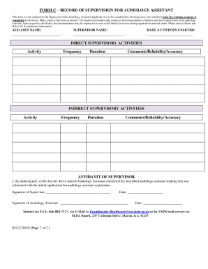 Fillable Online op-prod.nysed.govaudiologyapplication-formsApplication ...