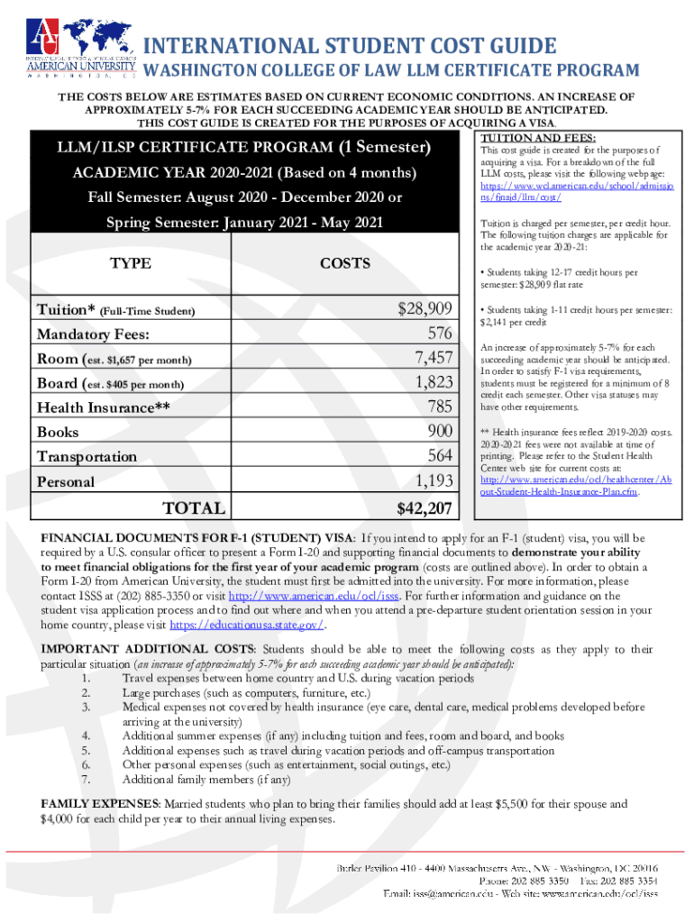Fillable Online lyc.american.eduoclisssLLM/ILSP CERTIFICATE PROGRAM ...
