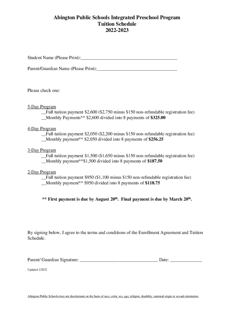 Fillable Online Integrated Preschool/Pre-K and Substantially Separate Programs Fax Email Print ...