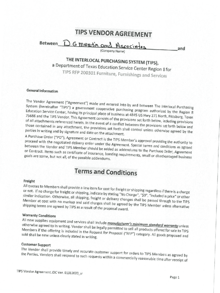Fillable Online S BUILD 200301 Furniture Furnishings Service Contract DG Martin and ... Fax ...