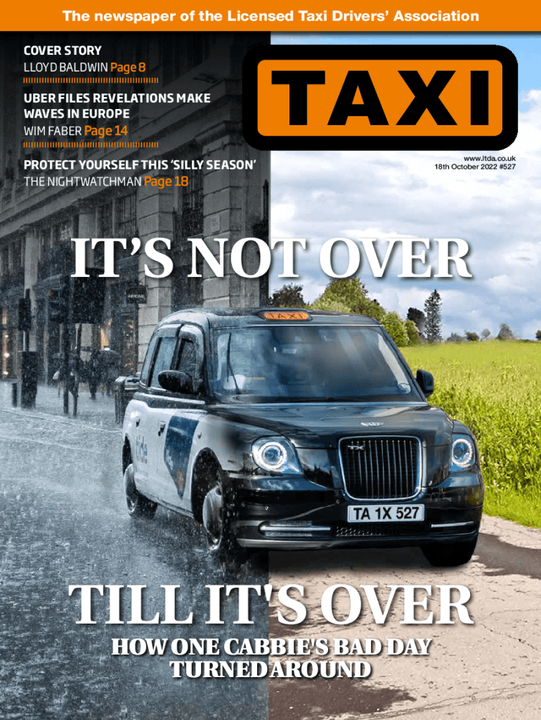 Fillable Online And then there were newspaper of the Licensed Taxi ...