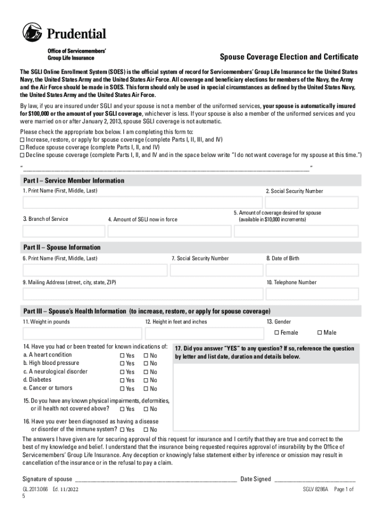 Fillable Online Form 8286A - Family Coverage Election, Servicemembers ...
