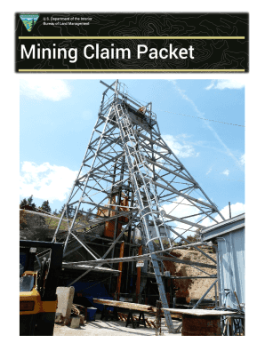 Fillable Online Mining ClaimsBureau of Land Management3 Things You Need ...