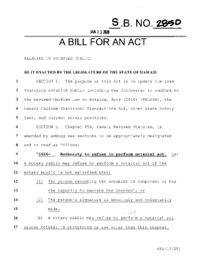 Fillable Online S.B. NO. Z9D - Hawaii State Legislature Fax Email Print ...