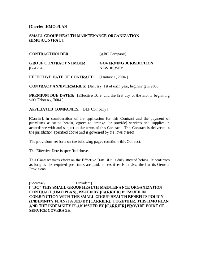 docest.comsmall-group-health-maintenanceSmall Group Health Maintenance Organization (Hmo ...