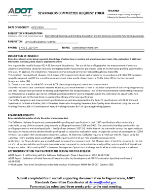 Fillable Online Fillable Online Standards Committee Request Form Fax ...