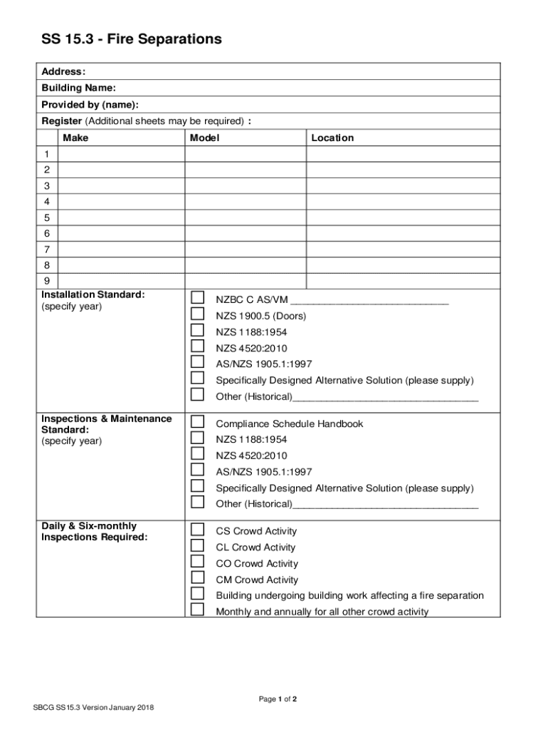 Fillable Online icc govt Fill - Free fillable SS 15.3 - Fire ...