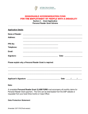 Fillable Online Reasonable Accommodations for Employees or Applicants ...