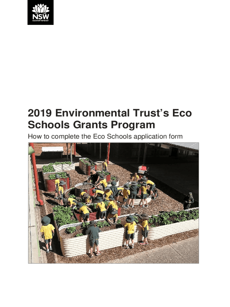 Fillable Online Tips for developing your Eco Schools Grant application Fax Email Print - pdfFiller