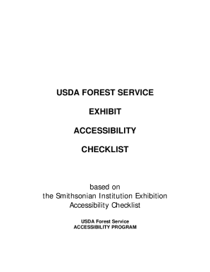 Fillable Online fs usda Accessibility ResourcesUS Forest Service Fax ...