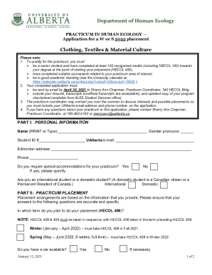 Fillable Online Department of Human Ecology - University of Alberta Fax ...