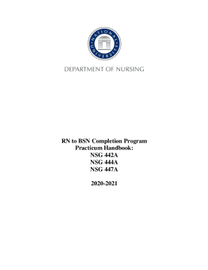Fillable Online RN to BSN Completion ProgramCollege of Nursing and ...
