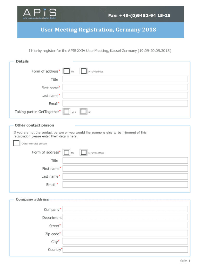 Fillable Online Fax: +49-(0)9482-94 15-25 - APIS IQ Fax Email Print ...