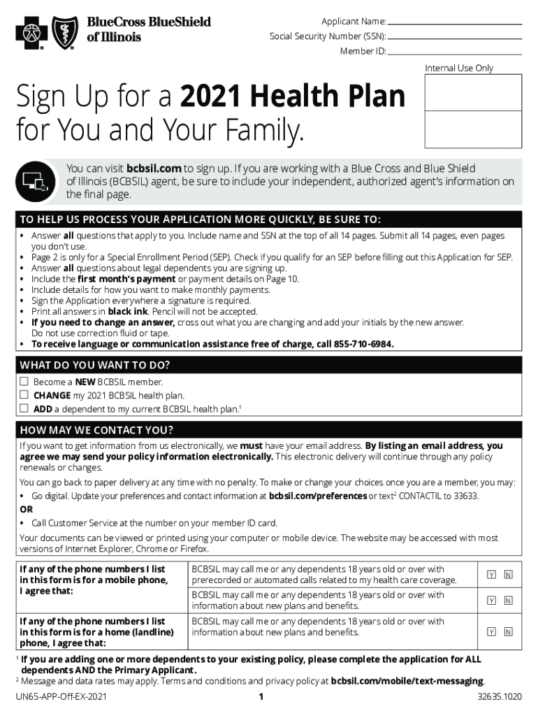 Fillable Online Forms & Documents Blue Cross and Blue Shield of ...