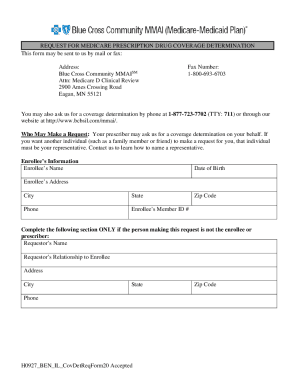 Fillable Online MMAI Forms and Documents Blue Cross and Blue Shield of ...