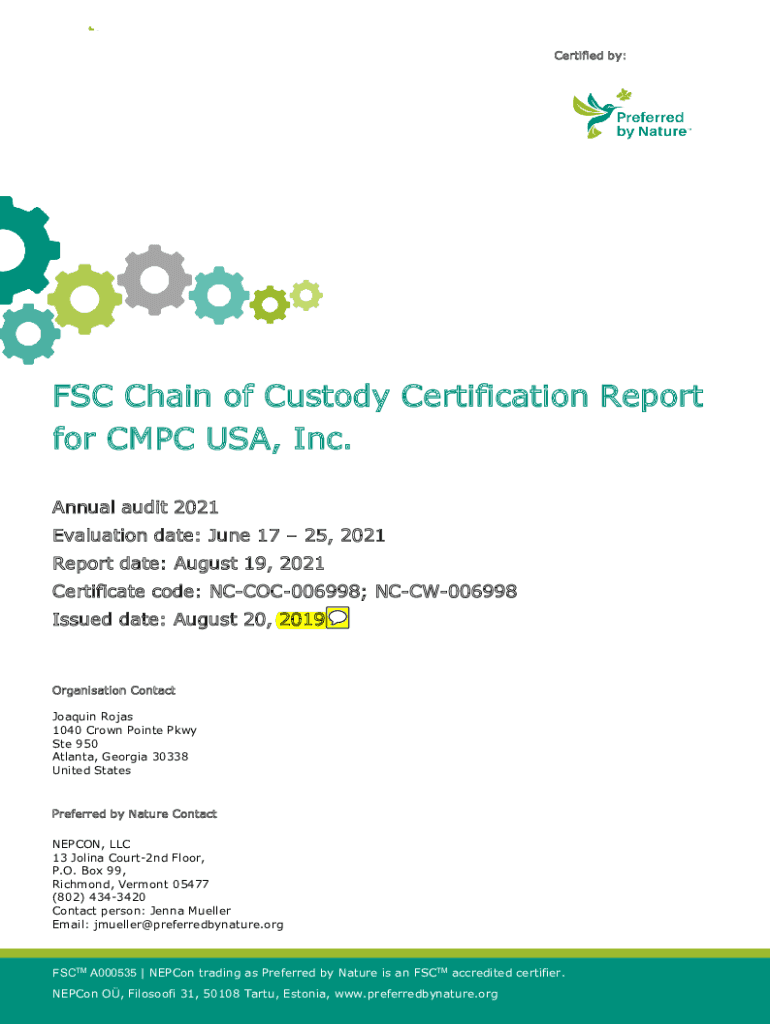 Fillable Online FSC Certificate Database Fax Email Print - pdfFiller