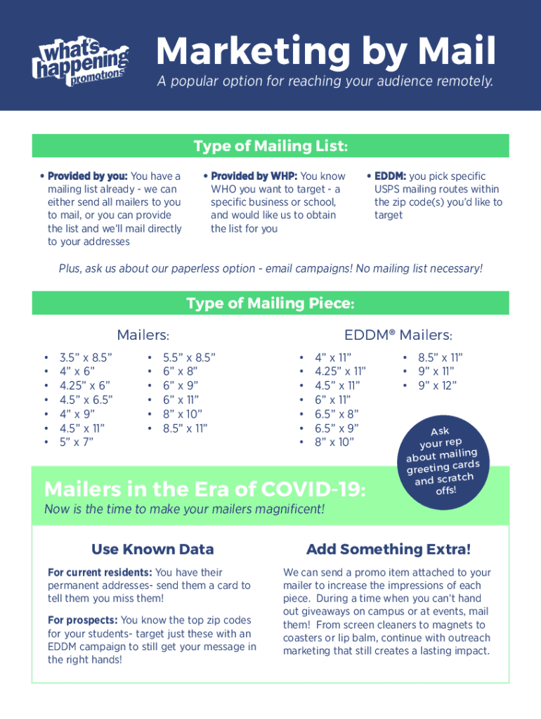 Fillable Online Types Of Email Marketing: 10 Emails You Should Be ...