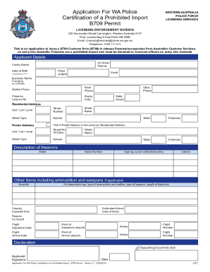 Fillable Online REQUEST - Western Australia Police Fax Email Print ...