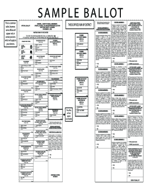 Fillable Online Ala. 2022 General Election sample ballots by ...