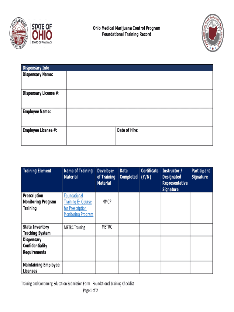 Fillable Online Training and Continuing Education Submission Form ...