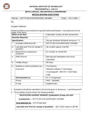 Fillable Online B.Tech. in Metallurgical and Materials Engineering at ...
