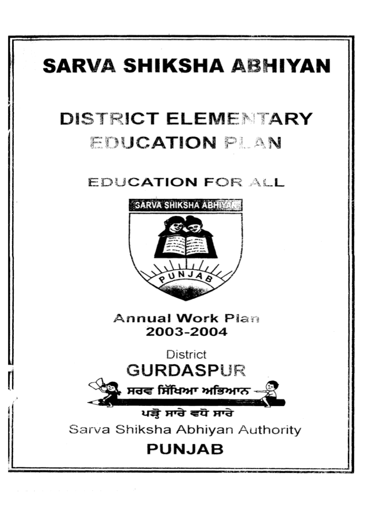 Fillable Online Sarva Shiksha Abhiyan- Objectives, Functions, Features ...