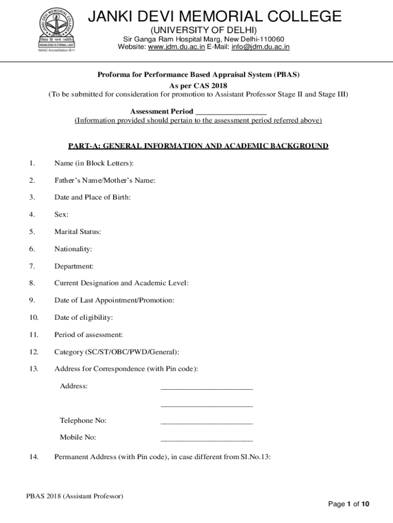 Fillable Online jdm du ac Janki Devi Memorial College - Admissions 2023 ...