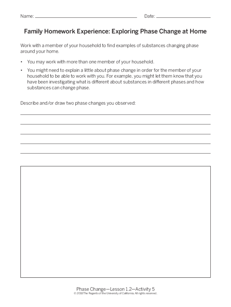 Fillable Online Exploring Phase Change at Home - Amplify Fax Email ...