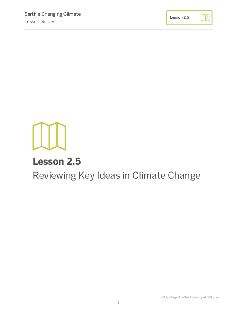 Fillable Online Earths Changing Climate Lesson 2.3 Activities - Amplify ...