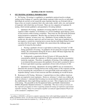 Fillable Online What is Respirator Fit Testing and Why is Fit Testing ...