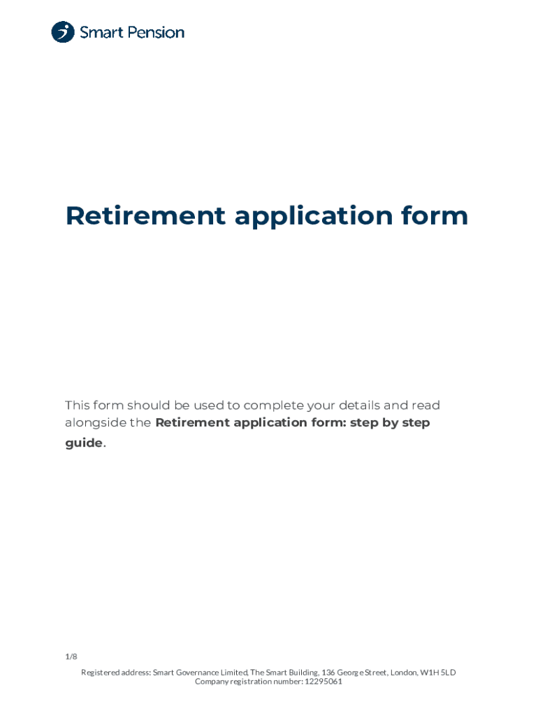 Fillable Online Retirement application form Fax Email Print - pdfFiller Fillable Online Retirement application form Fax Email Print - pdfFiller