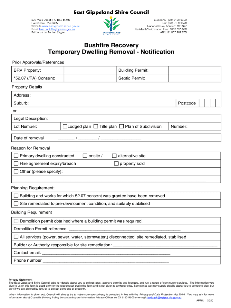 Fillable Online assets-global.website-files.com...Bushfire Recovery ...