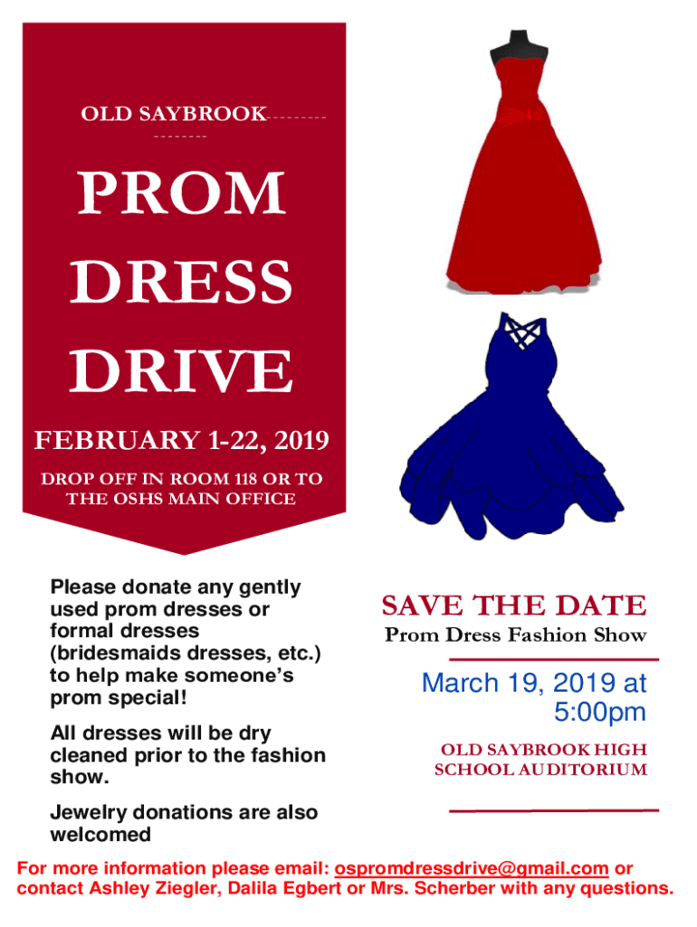 Fillable Online Donations Needed For Prom Dress DrivePeople Newspapers ...