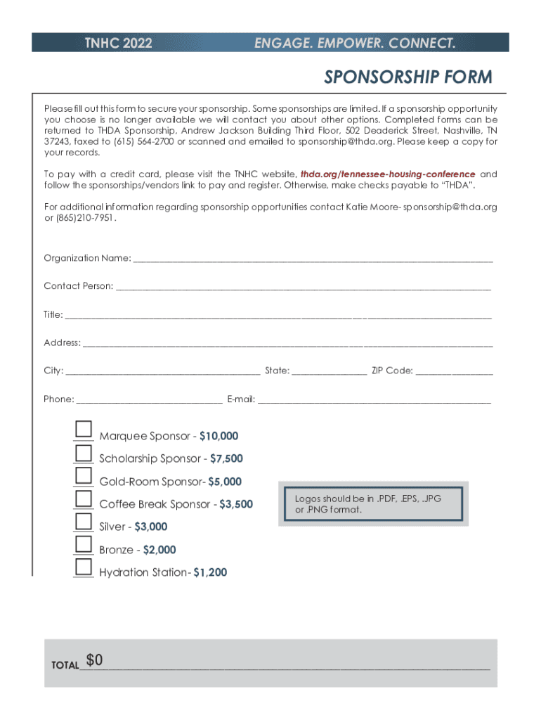Fillable Online fill.io 2022-First-STEP-Sponsor-Fillable-FormFill ...
