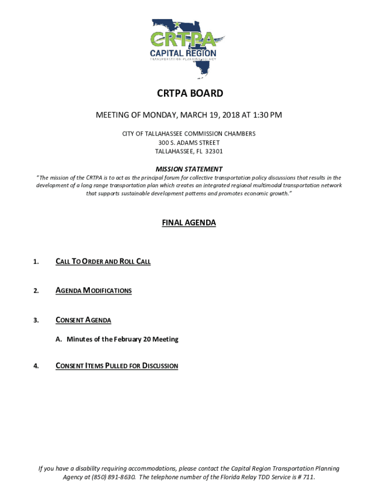 Fillable Online crtpa.orgCRTPACapital Region Transportation Planning ...
