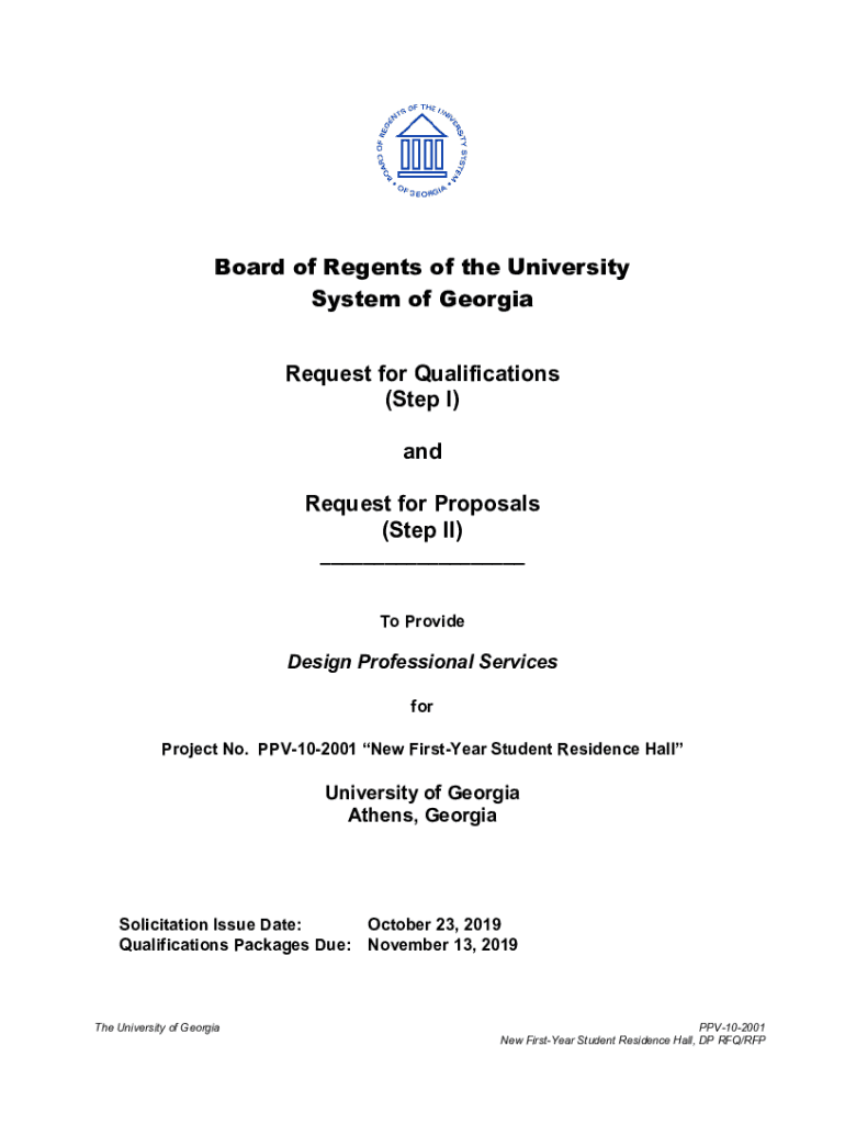 Fillable Online Board of Regents of the University System of Georgia ...
