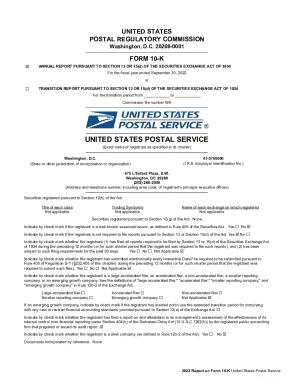 Fillable Online Fillable Online UNITED STATES POSTAL REGULATORY ...