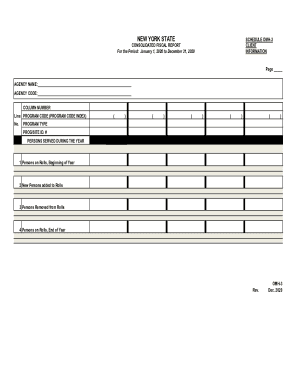 Fillable Online Fillable Online omh ny NEW YORK STATE SCHEDULE OMH3 ...