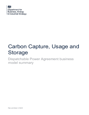 Fillable Online Dispatchable Power Agreement Business Model Summary Fax ...