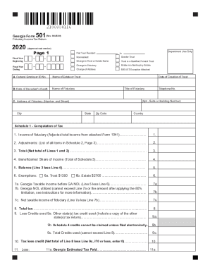 Fillable Online dor.georgia.govdocumentdocumentGeorgia Form 501X (Rev ...