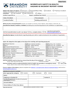 Fillable Online Work Health and Safety Forms: Best Templates and ...
