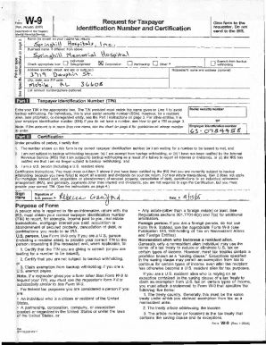 Fillable Online About Form W-9, Request for Taxpayer Identification ...