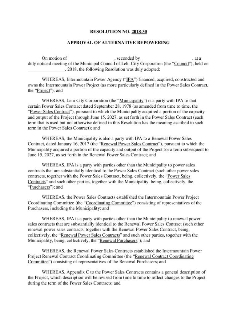 Fillable Online Alternative Repowering Sample ClausesLaw Insider Fax Email Print - pdfFiller