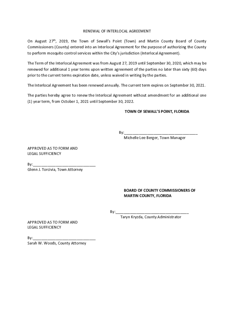 Fillable Online Proposed Interlocal Agreement between H2GO and the Town of Lelan Fax Email Print ...