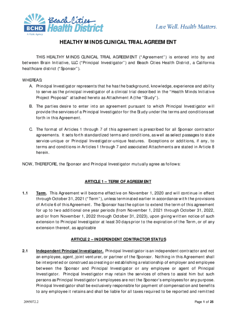 Fillable Online Clinical Trial Agreement Definition: What You Need to Know - UpCounsel Fax Email ...