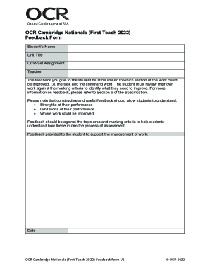 Fillable Online 664474-set-assignment-feedback-form.pdf - OCR Fax Email ...