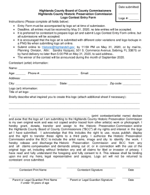 Fillable Online Logo Contest Entry Form - Amazon AWS Fax Email Print ...
