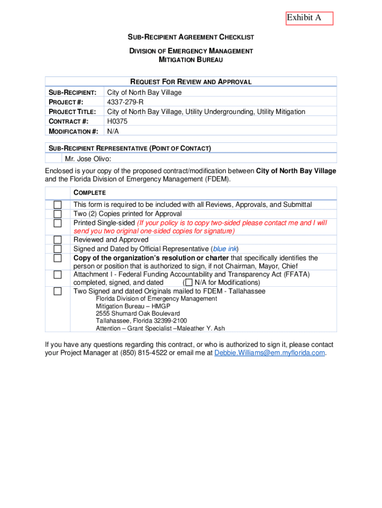Fillable Online Subrecipient agreements - Research and Development Fax Email Print - pdfFiller