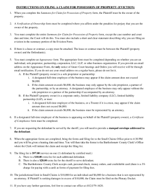 Fillable Online Form N5: Make a claim for possession of property - GOV ...
